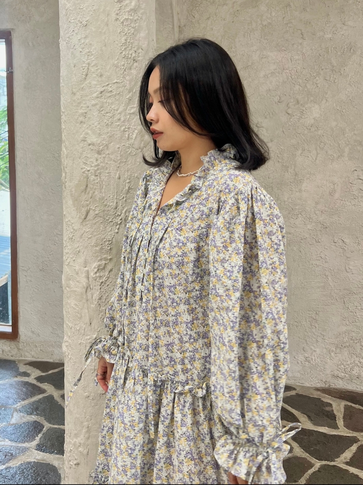 Nora Flower Purple - Miroir